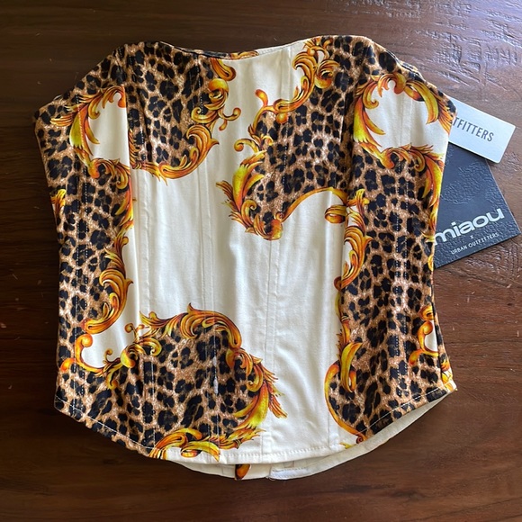 Miaou | Tops | Nwt Miaou Tiger Corset | Poshmark